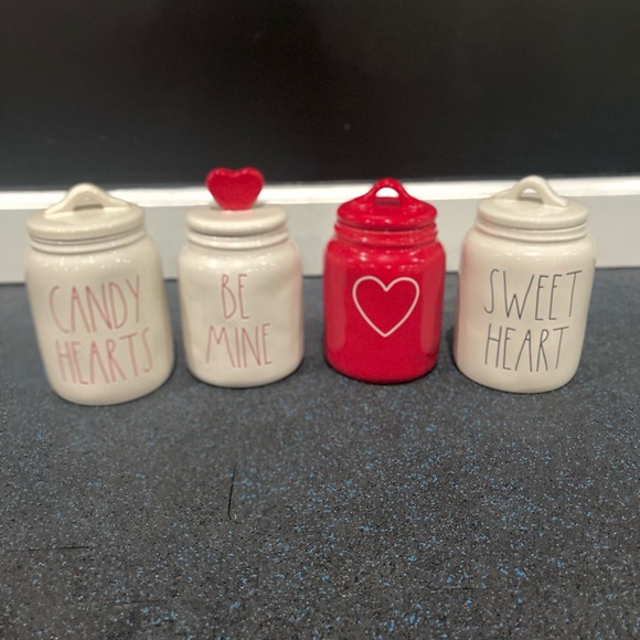 Rae Dunn | Kitchen | Rae Dunn Heart Canisters Set Of Four | Poshmark